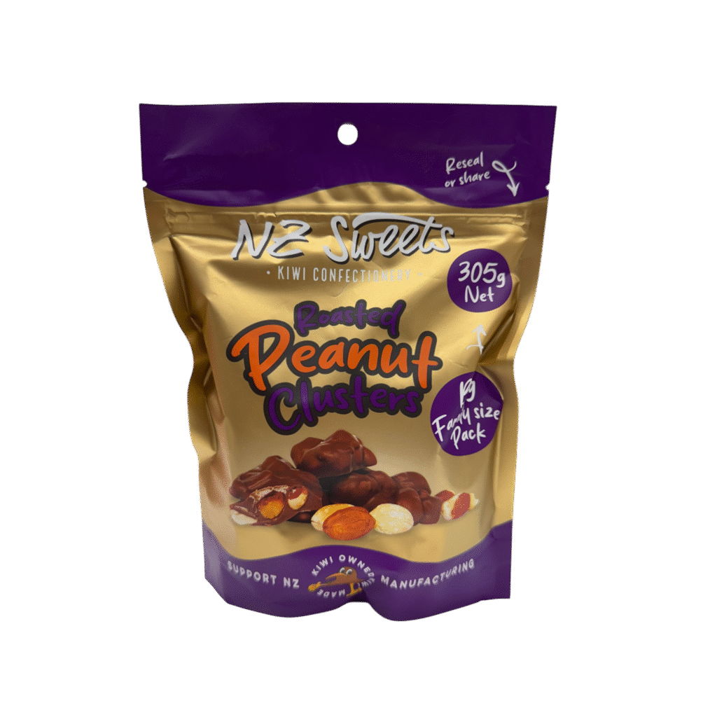 NZ Sweets Roasted Peanut Clusters 305g | Buy Online Australia | SweetsWorld